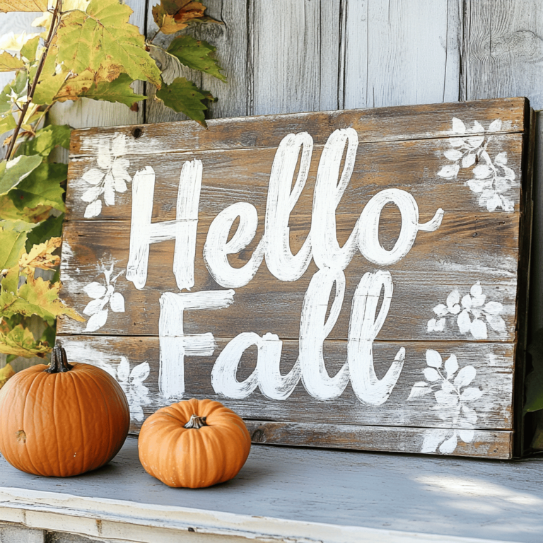 Best DIY Farmhouse-Style Fall Signs and Decor: Cozy Crafts for Autumn
