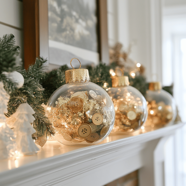 Christmas Glass Ornament Fillers: Creative DIY Guide