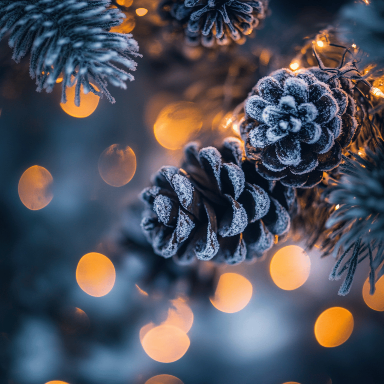 Winter Centerpiece: Create a Magical Frosted Pinecone Decor