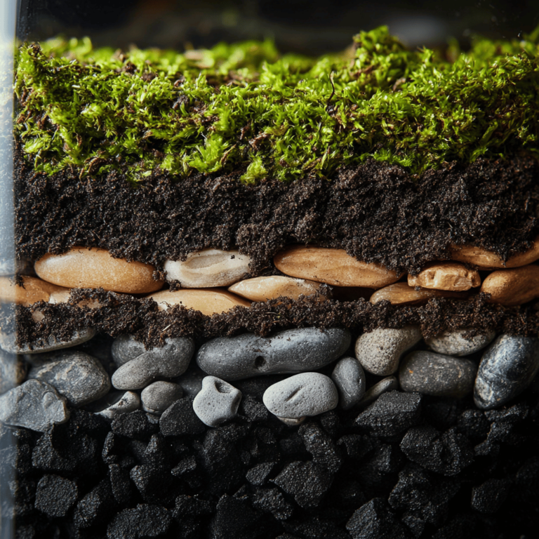 Magical Winter Terrarium with Pinecones